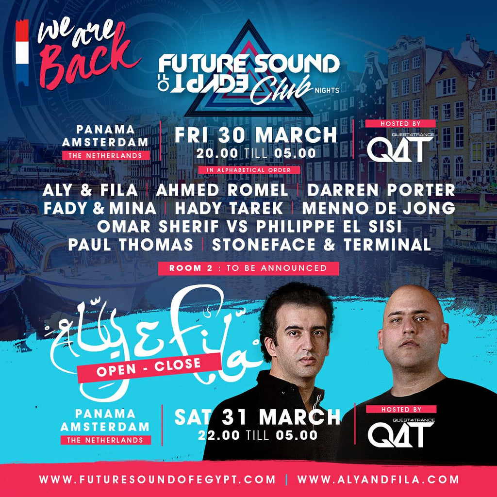 FSOE Amsterdam Weekender is Close – Future Sound of Egypt