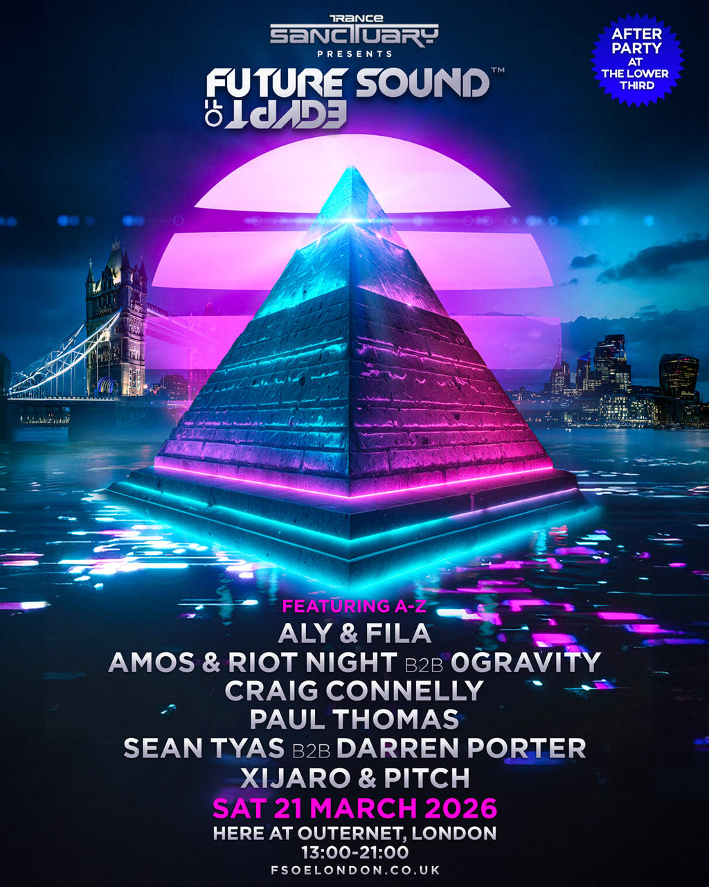 FSOE London Line Up Announced with Trance Sanctuary – Future Sound of Egypt